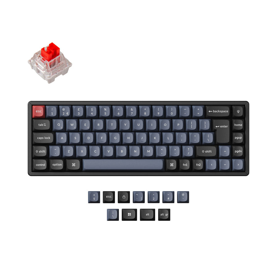 Keychron K6 Pro QMK/VIA Wireless Mechanical Keyboard ISO Layout Collec ...