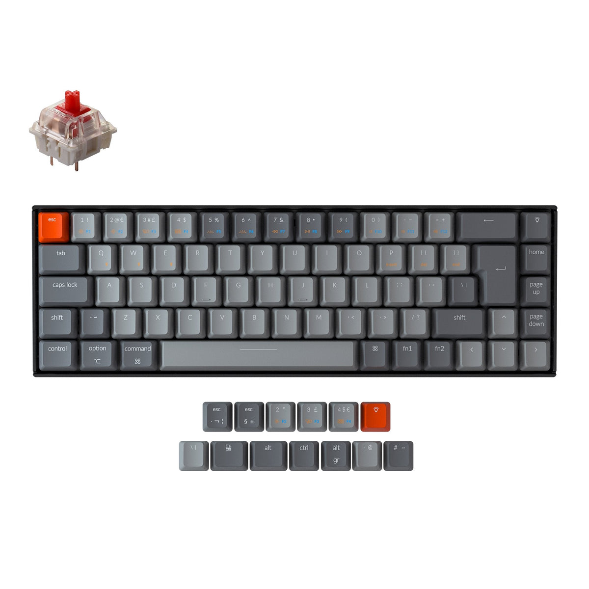 Keychron K6 Wireless Mechanical Keyboard (UK ISO Layout) – Keychron Italy