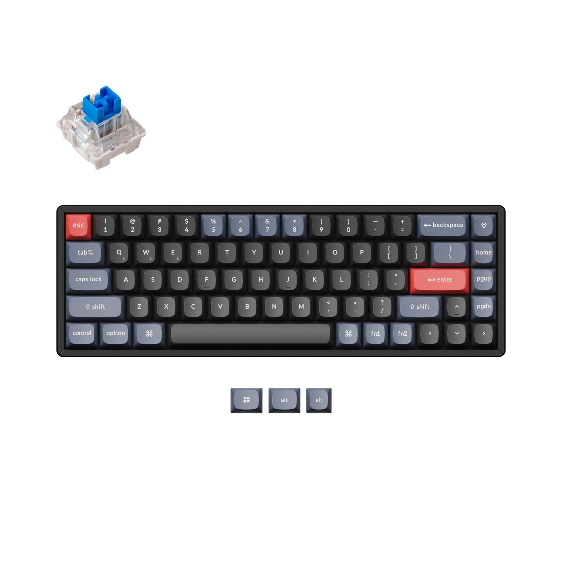 Keychron K6 Pro QMK/VIA Tastiera meccanica senza fili (layout US ANSI)